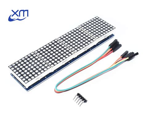 10pcs Max7219 Dot Matrix Module Microcontroller Module 4 In 1 Display