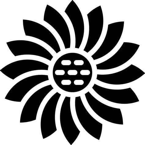 Sunflower Vector Icon 36563965 Vector Art At Vecteezy