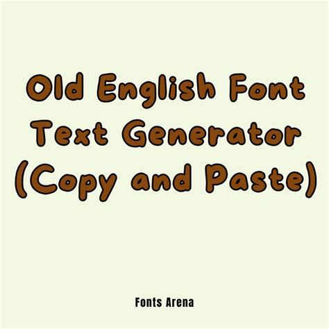 Old English Handwriting Font Generator Infoupdate Org