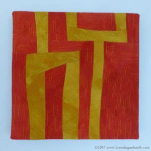 Tutorial How To Attach Textile Art To Stretched Canvas