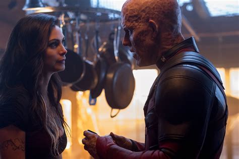 Deadpool 2 Interview With Morena Baccarin Popsugar Entertainment