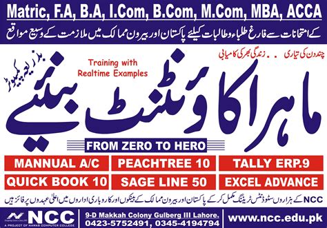 Computerized Accounting Computerized Accounting In Lahore Sir