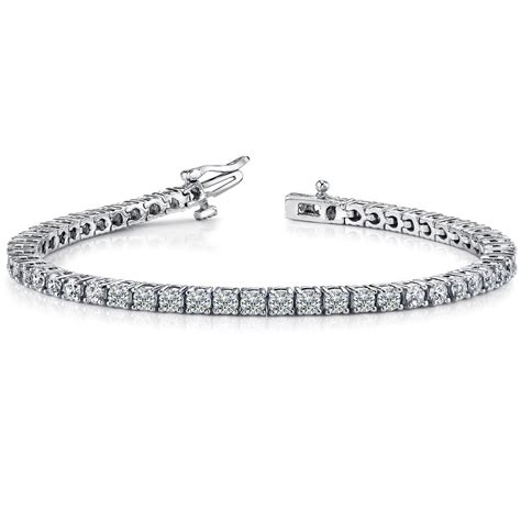 5 Carat Natural Earth Mined Diamond Not Lab Grown Tennis Bracelet