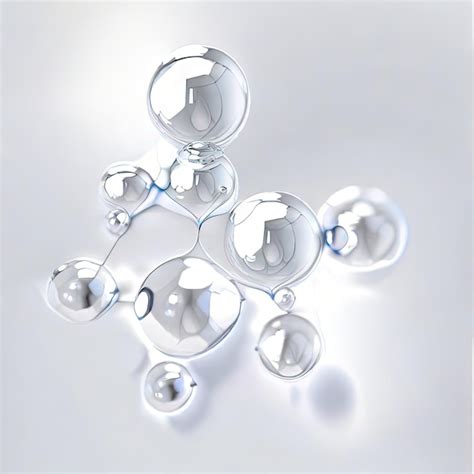 Premium AI Image Fluid Illusions Captivating Dance Of Water Liquid Bubbles