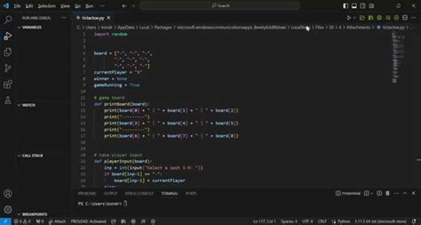 Kondra Rishitha On Linkedin Tictactoe Python