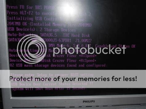 USB Device Over Current Status Detected Can T Enter BIOS Windows 7 Forums