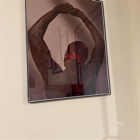Naked Black Woman Wall Art Black Art Prints Minimalist Cultured Art