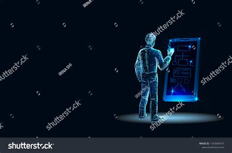 Programmer Working Software Develop Company Office Stock Vector Royalty Free 1165008475