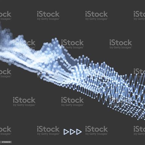 연결 구조입니다 와이어 프레임 벡터 일러스트입니다 빛나는 그리드 3차원 형태에 대한 스톡 벡터 아트 및 기타 이미지 3차원 형태 가상현실 과학 Istock