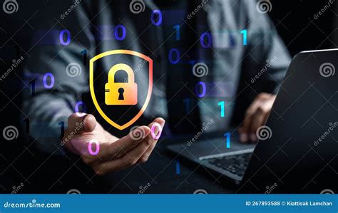 Cybersecurity And Privacy Concepts To Protect Data Businessman With Internet Network Security