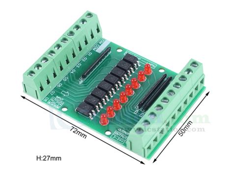 Channel Optocoupler Isolation Module PNP NPN Low High Level Output Signal Converter