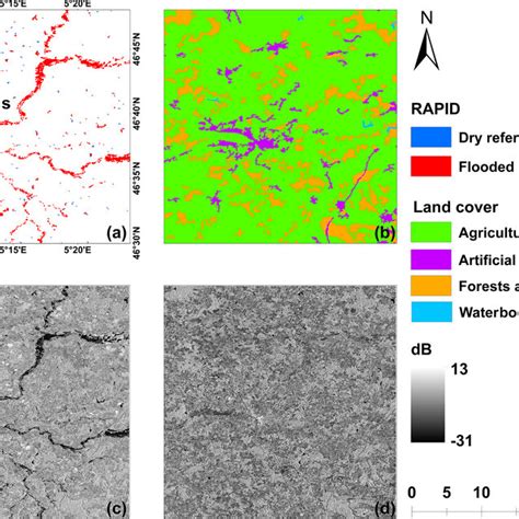 A Rapid Flood Map B Corine Land Cover Map C D Sentinel 1 Sar Download Scientific