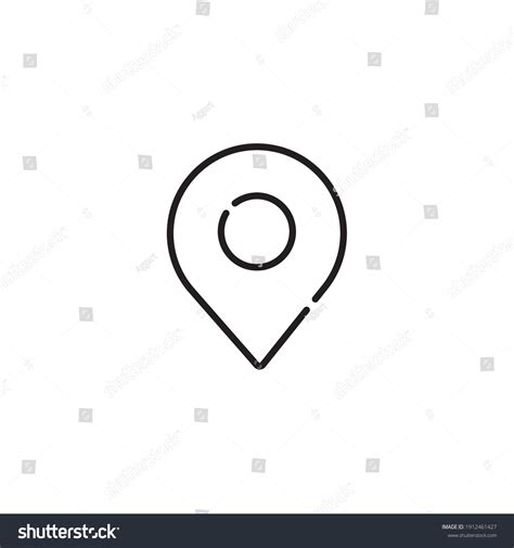 Outline Location Icon Illustration Vector Symbol Stock Vector Royalty Free 1912461427