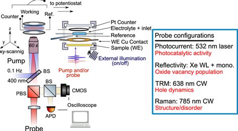 Schematic Of Multi Modal Correlated Microscopy Setup Pump And Probe