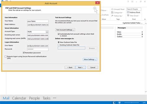 Email Configuration Outlook Email Configuration Help