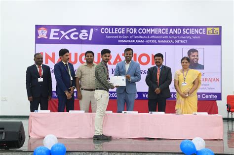 📢 excel college for commerce and excel institutions