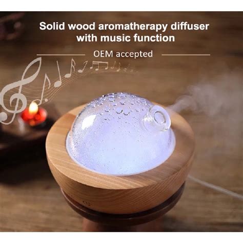 Ultrasonic Diffuser With Music Mini Aria Diffuser Arya Diffuser Mini Glass Diffuser