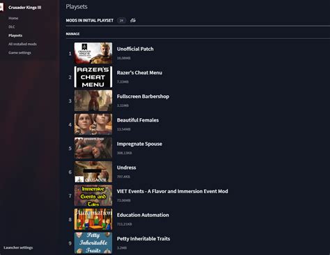 Mods Not Showing Up In Downloader Crusader Kings 3 Loverslab
