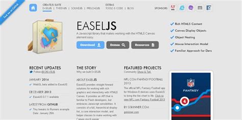 Easeljs Javascript Library Coding