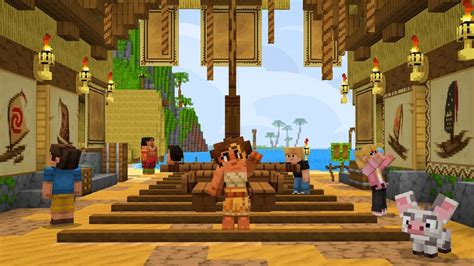 Moana Sails Into Minecraft Disney Buff
