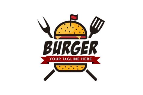 Barbecue Burger Logo Design Inspiration Graphic By Sore88 · Creative