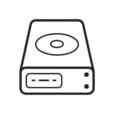 Premium Vector Computer Hardware Components Parts And Devices Featuring Storage Devices Vector