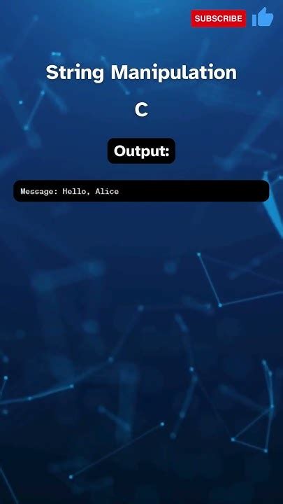 String Manipulation In C Clanguage Coder Variables Coding Tutorial Programming Strings