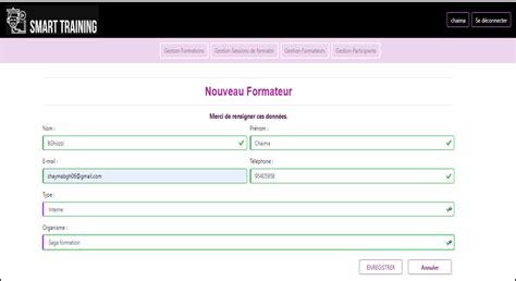 Github Chaymabghozzigestionformation Application Web De Gestion Des Formations Dispensées