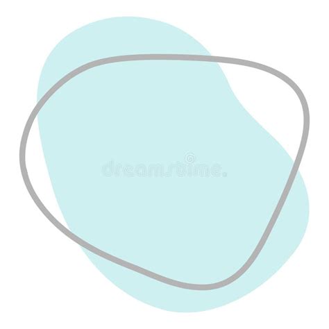 Organic Abstract Fluid Shape Creative Liquid Blob Elements With Curvy Line Stock Vector