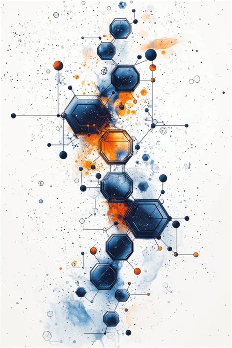 Futuristic Digital Interface Showcasing Ai Powered Data Visualization System Stock Image Image