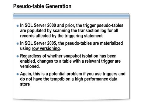 Ppt Row Level Versioning In Sql Server 2005 Powerpoint Presentation Free Download Id253666