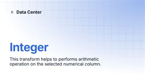 Integer Data Center