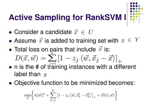 PPT Optimizing Estimated Loss Reduction For Active Sampling In Rank Learning PowerPoint