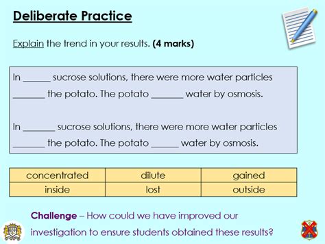 Aqa Gcse Osmosis Required Practical Teaching Resources