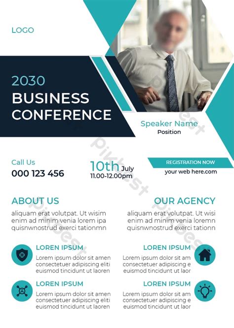 비즈니스 회의 전단지 디자인 템플릿 Png Eps 무료 다운로드 Pikbest
