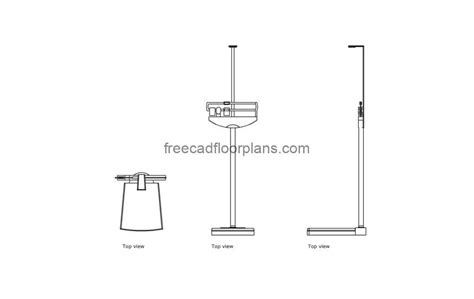 Weighing Scale Free Cad Drawings