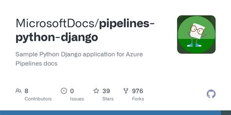 Github Microsoftdocspipelines Python Django Sample Python Django