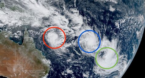 Three Tropical Cyclones Are Spinning In A Row In The South Pacific Cnn