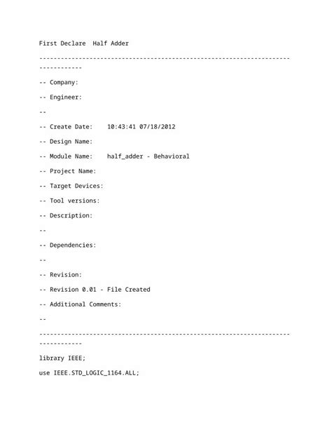 Doc Full Adder Using Structural Modeling Dokumentips