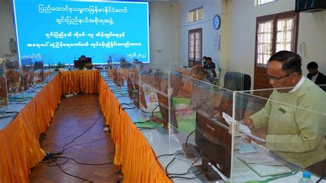 ချင်းပြည်နယ်ဝန်ကြီးချုပ် ဦးငွန်ဆန်းအောင် ချင်းပြည်နယ် ကိုဗစ် ၁၉ ရောဂ