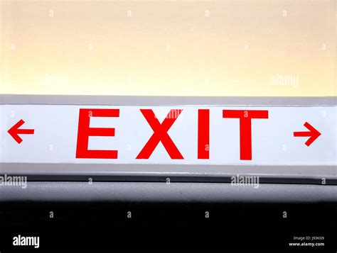 Sign Signal Direction Orientation Exit Hint Pointing Arrow Sign Stock Photo Alamy