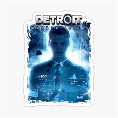 "Detroit Become Human" Sticker by PROFILECUTT | Redbubble