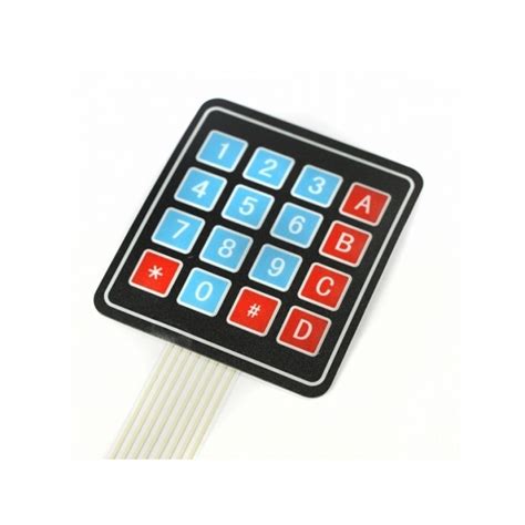 ARDUINO ACESSORIO TECLADO MEMBRANA MATRICIAL 4X4 16 TECLAS