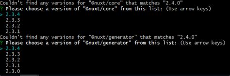 240 Npm Nuxt Can Not Be Installed · Issue 4870 · Nuxtnuxt · Github