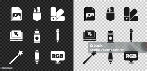 그림 풍경 교차 자 연필 색상 팔레트 가이드 마술 지팡이 마커 Rgb Cmyk가 있는 말풍선 노트북 커서 및 페인트 스프레이