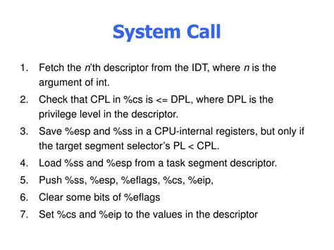 ppt interrupt trap sys call powerpoint presentation free download id 6871695