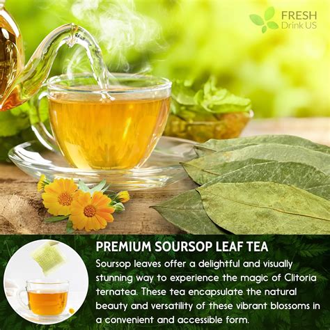 Té De Hojas Secas De Guanábana Orgánica Certificado Por Usda Y Sin Omg