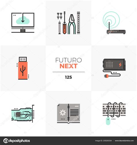 Modern Flat Icons Set Computer Upgrade Service Installation Tools Unique Stock Vector By Modern Flat Icons Set Computer Upgrade Service Installation Tools Unique Stock Vector By