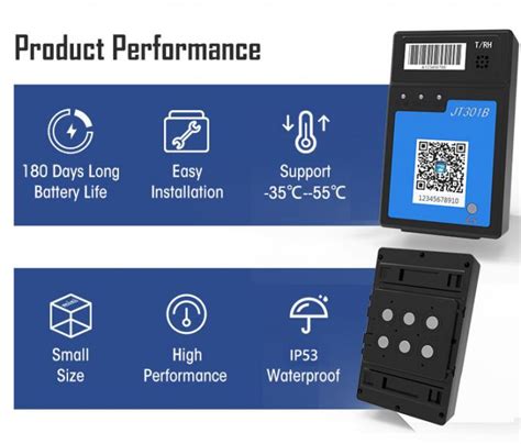 Temperature Humidity Sensor Gps Container Tracker Cold Chain Temperature Monitoring Device