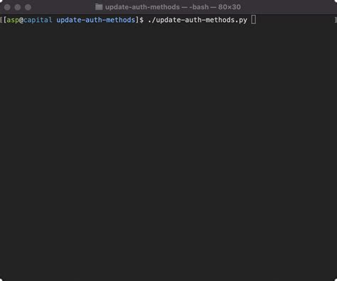 GitHub Andrewspearson Update Auth Methods An Interactive Tool For